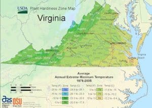 USDA Planting Hardiness Zones by State - Wildlife Informer