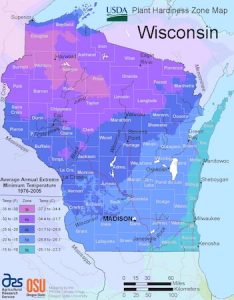 USDA Planting Hardiness Zones by State - Wildlife Informer