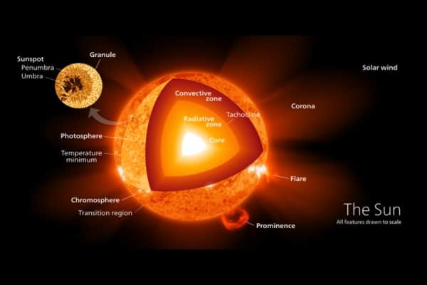 Here are the 7 Layers of the Sun (Diagram) - Wildlife Informer